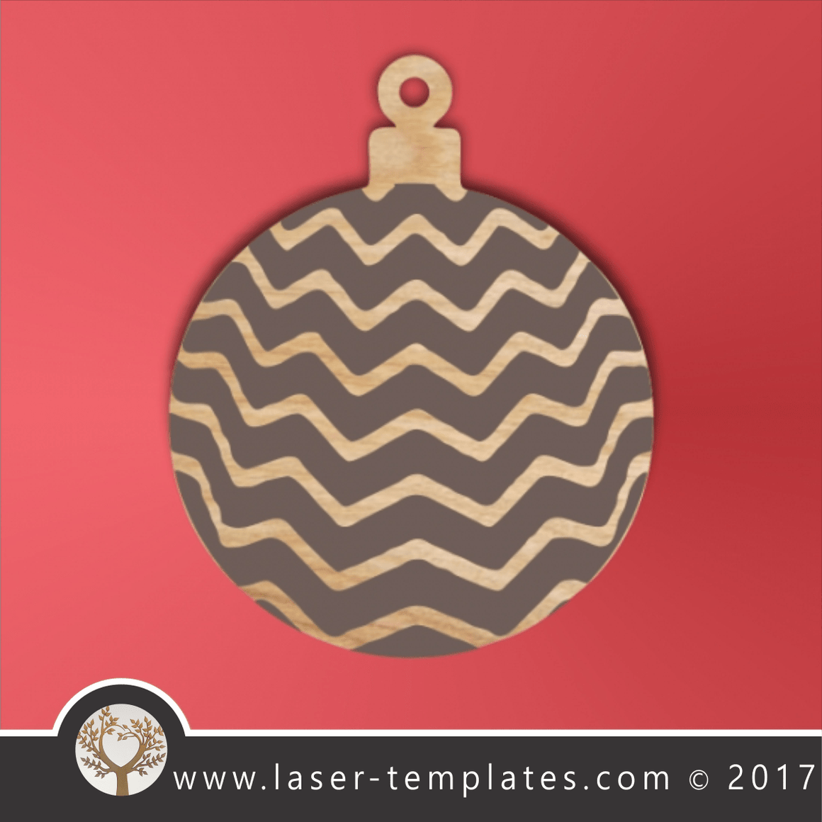 Bauble laser cut template. Online pattern, design store – Laser Ready ...