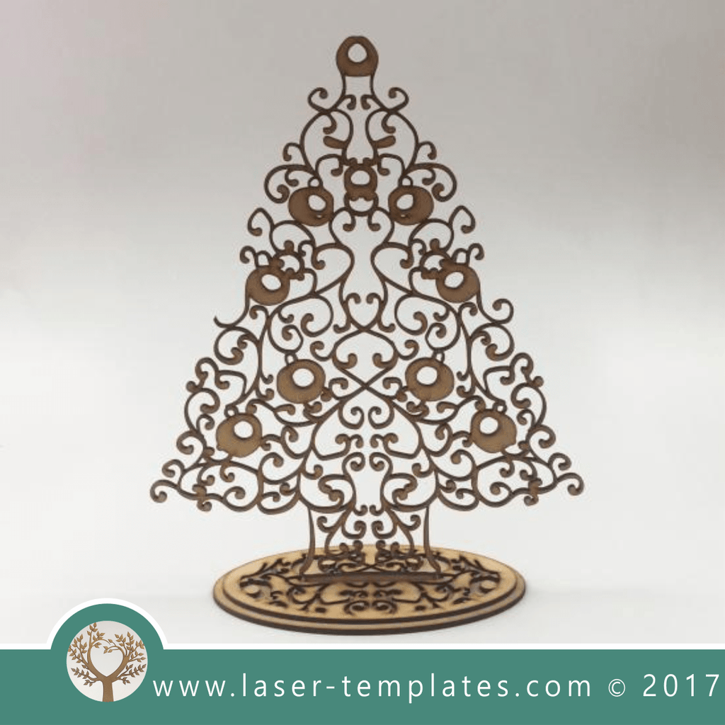 Laser cut tree template. Online 3d vector design download free patterns ...