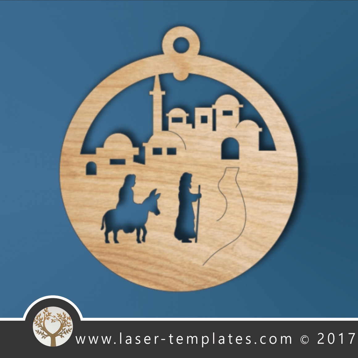 Bethlehem Christmas laser cut template, design patterns download ...