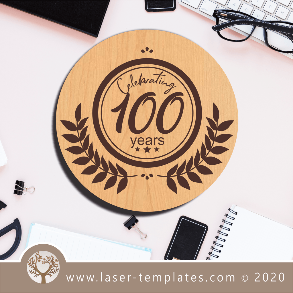 Laser Ready Celebrating 100 Years Set Vector File – Laser Ready Templates