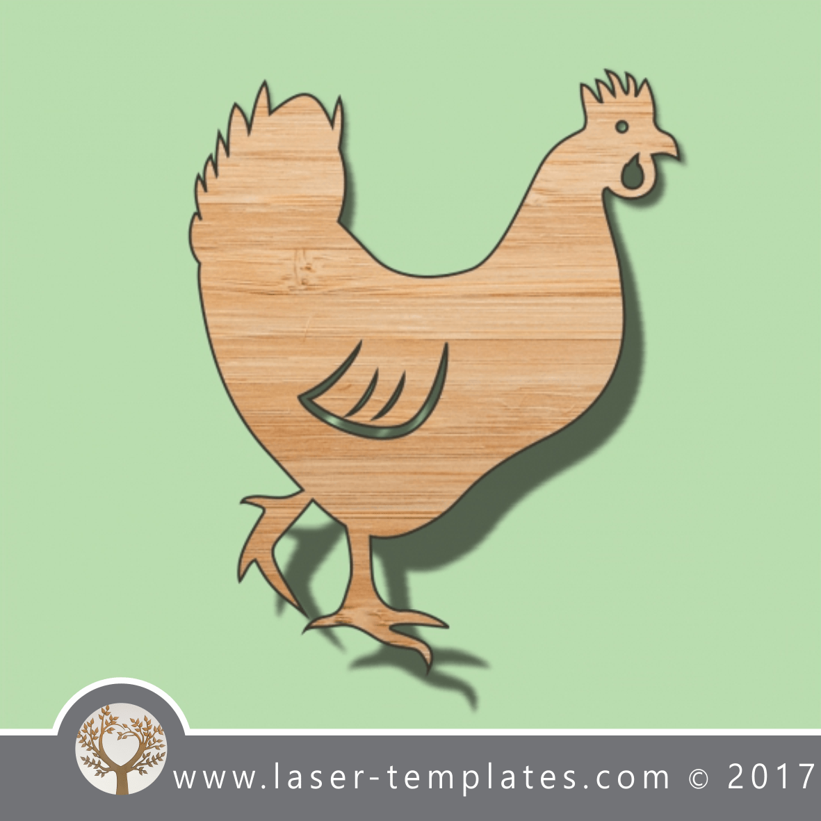 Chicken template, online laser cut design store. Download Vector ...