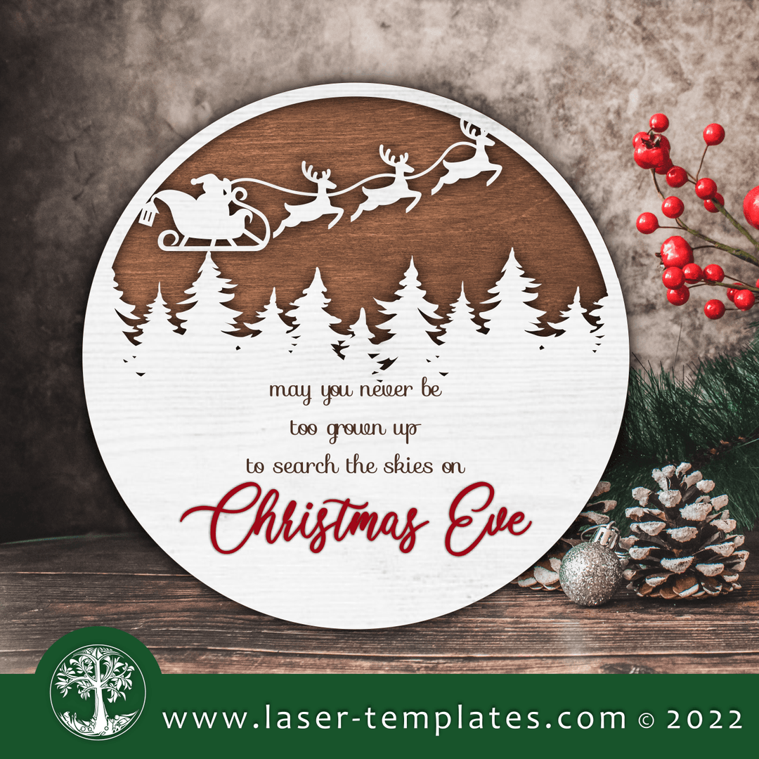 Laser Cut Christmas Trees & Decor Templates. Download Vector Patterns ...
