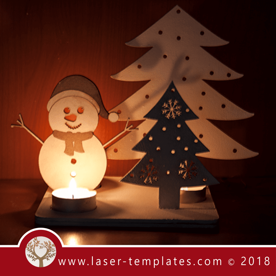 Laser Cut Christmas Snowman Download Vectors Files Online – Laser Ready ...