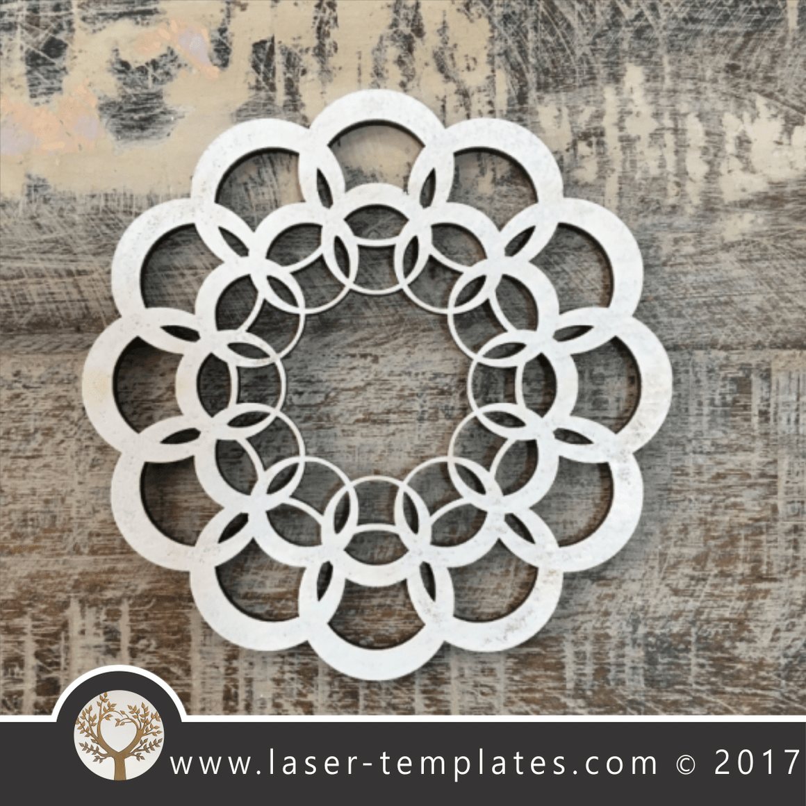 Laser cut coaster template. Circle design, free Vector patterns every ...