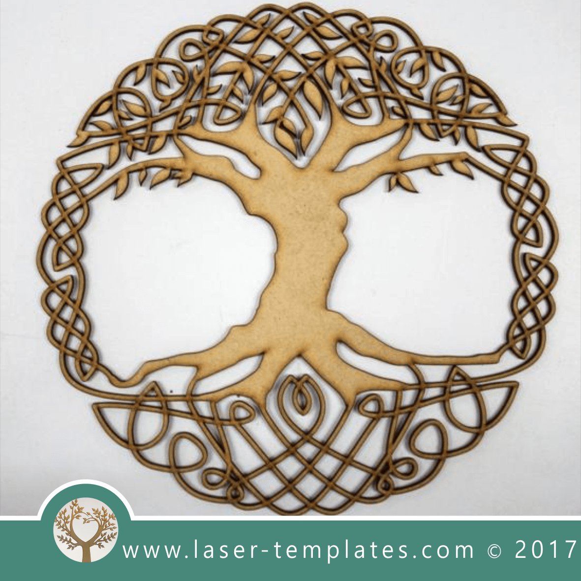 Laser cut tree template. Online vector design download free patterns ...