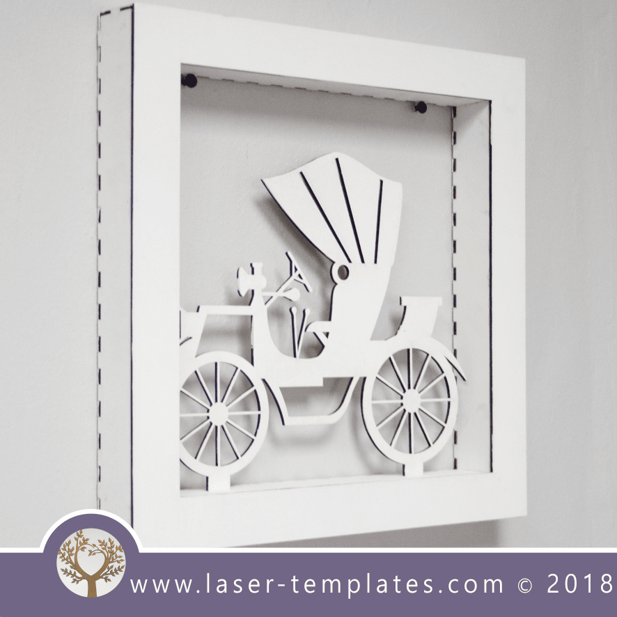 Classic Car Frame Download. Laser Cut Template Online Store. – Laser ...