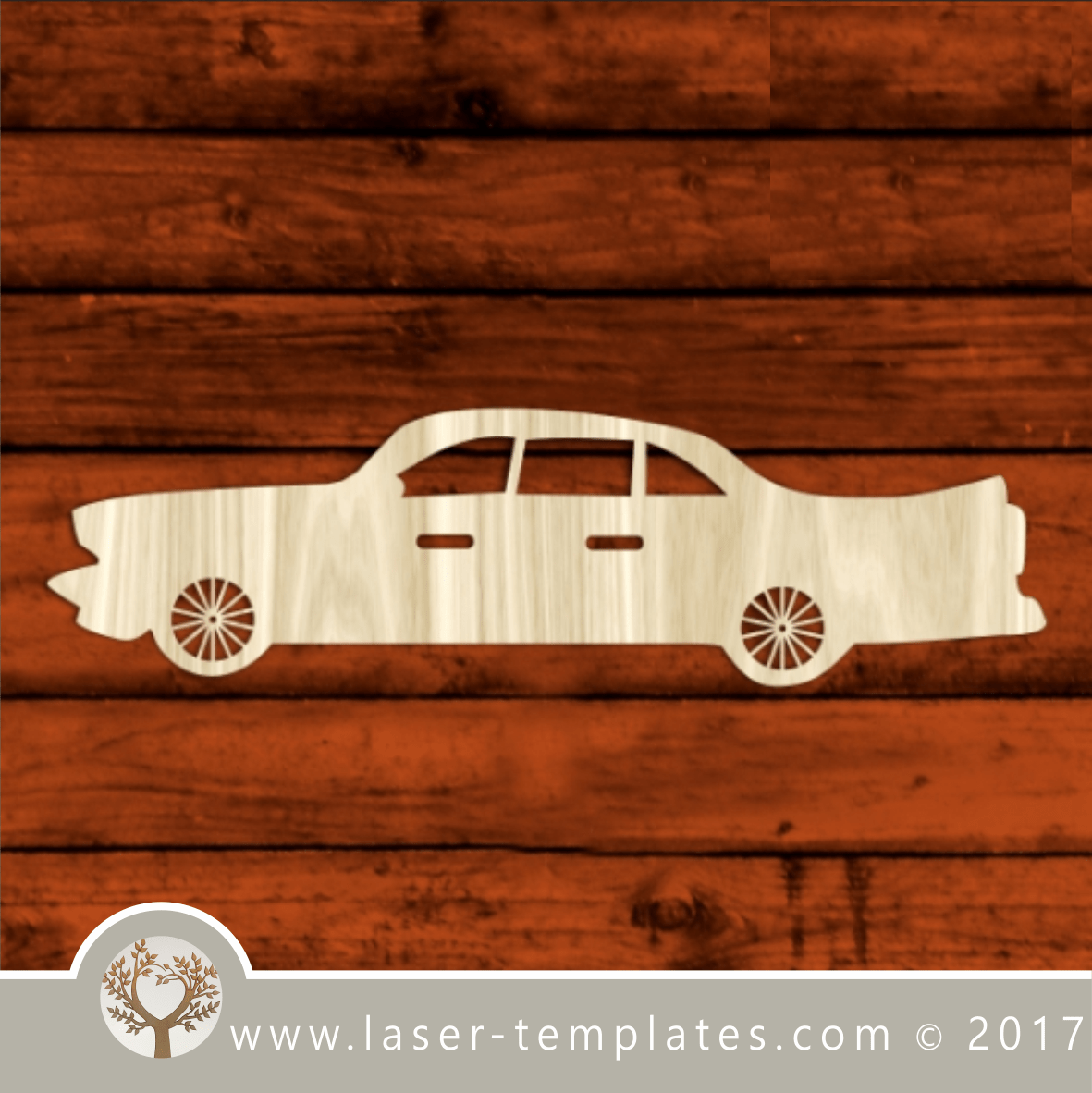 Classic car laser cut template, pattern, design. Free vector download ...