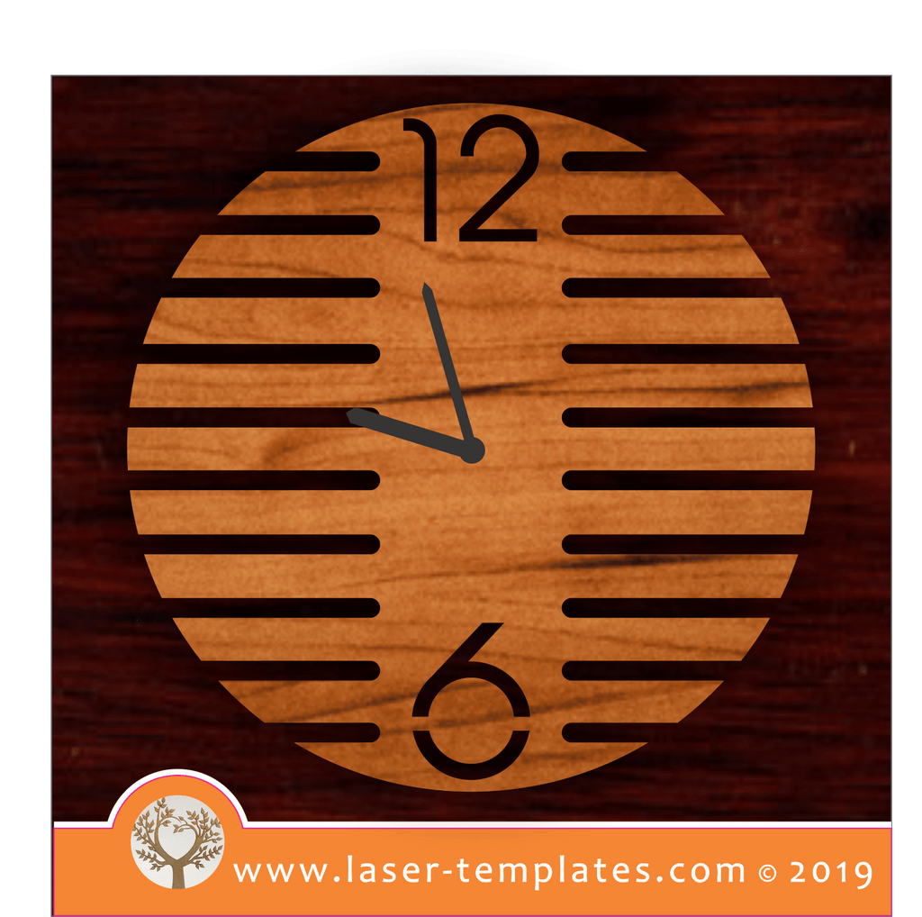 laser cutting templates Clock 1 – Laser Ready Templates