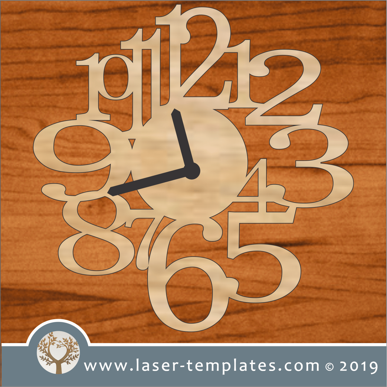 Laser cutting templates Clock 2 – Laser Ready Templates