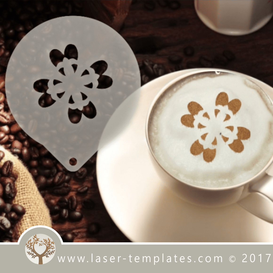 Clover STENCIL template. Laser cut stencils. Vector online store, free ...