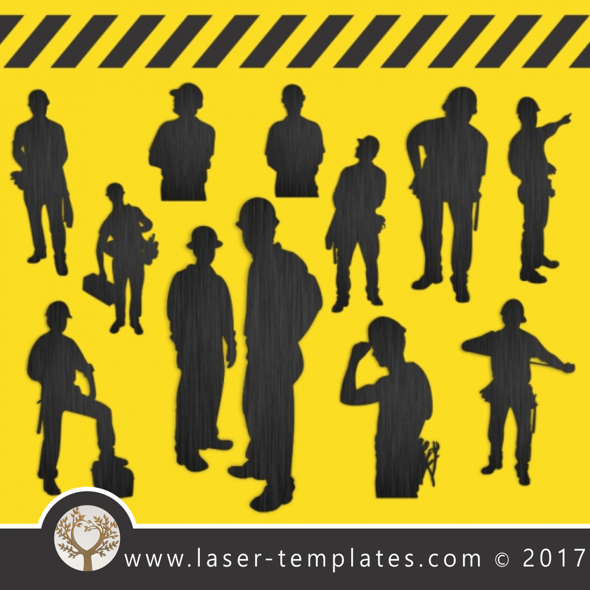 Construction Set Laser cut template. Online vector design download free ...