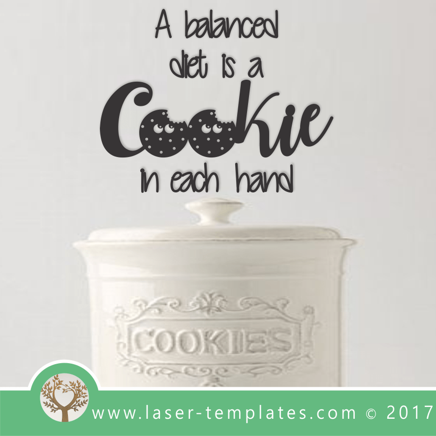 Laser Cut Cookie Wall Art Template, Download Vector Designs Online ...