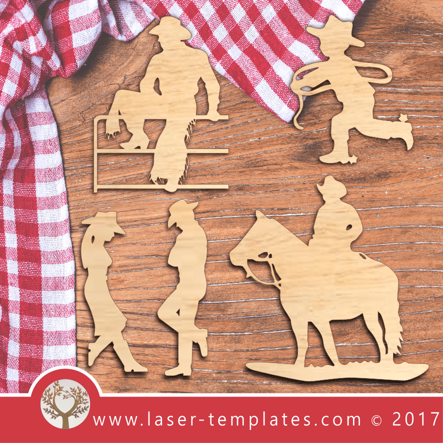 Cowboy Cut Out Templates Cowboy Cowgirl Templates | TPT