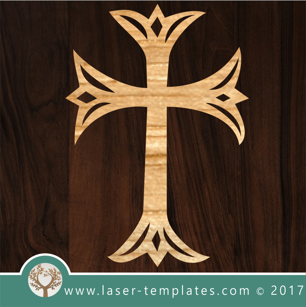 Laser cut cross template, pattern, design. Free vector designs every ...