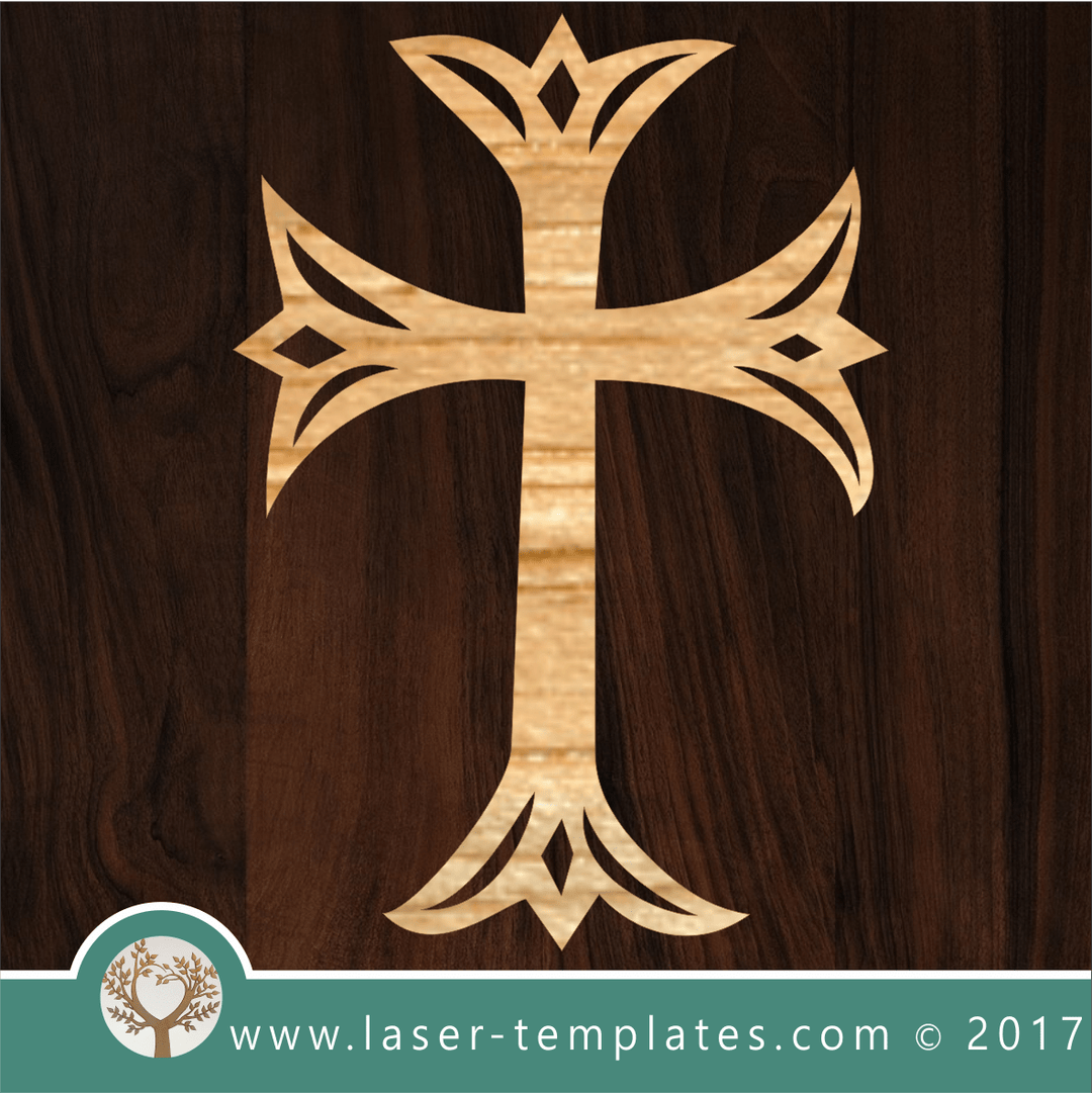 Laser cut cross template, pattern, design. Free vector designs every ...
