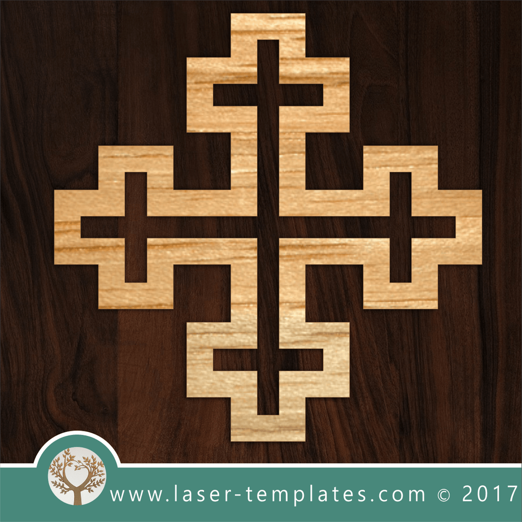 Laser cut cross template, pattern, design. Free vector designs every ...