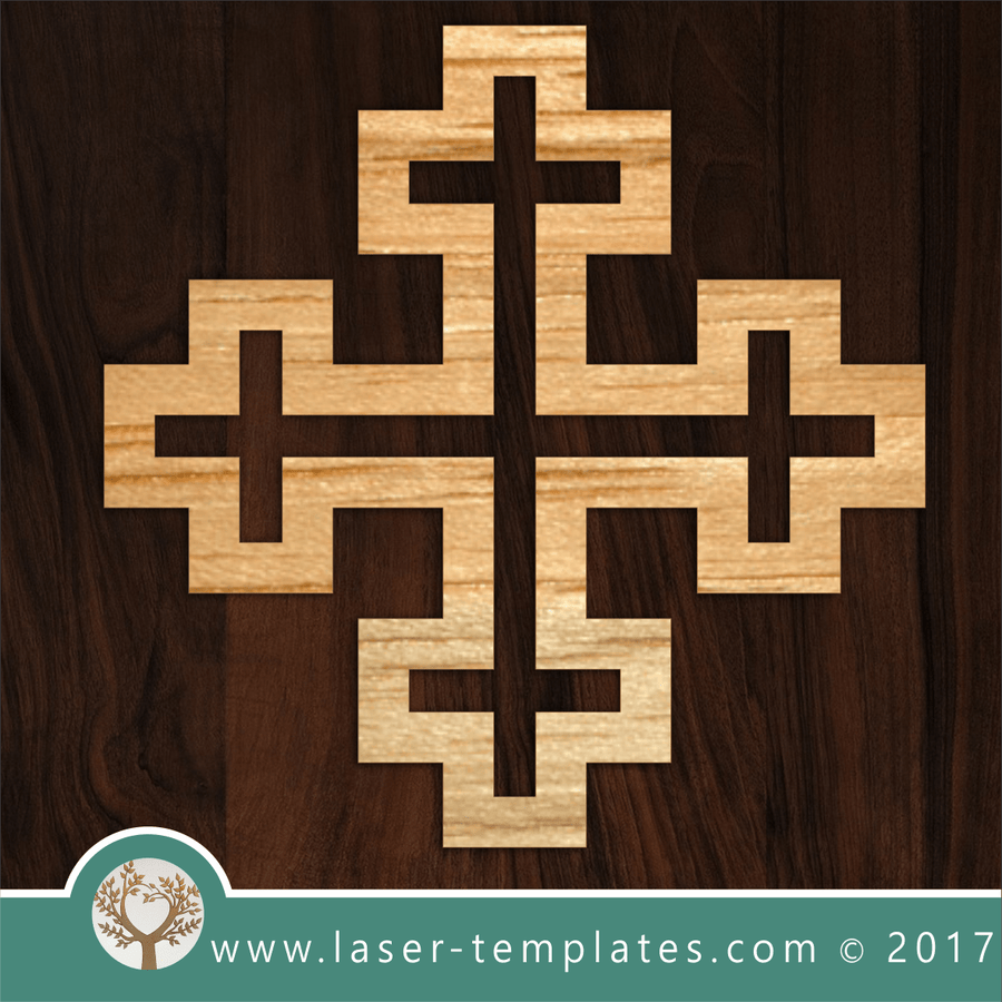 Laser cut cross template, pattern, design. Free vector designs every ...
