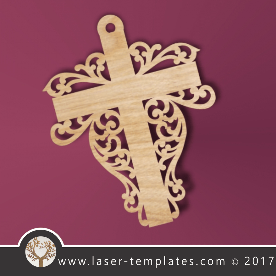 Laser cut cross template, pattern, design. Free vector designs every ...