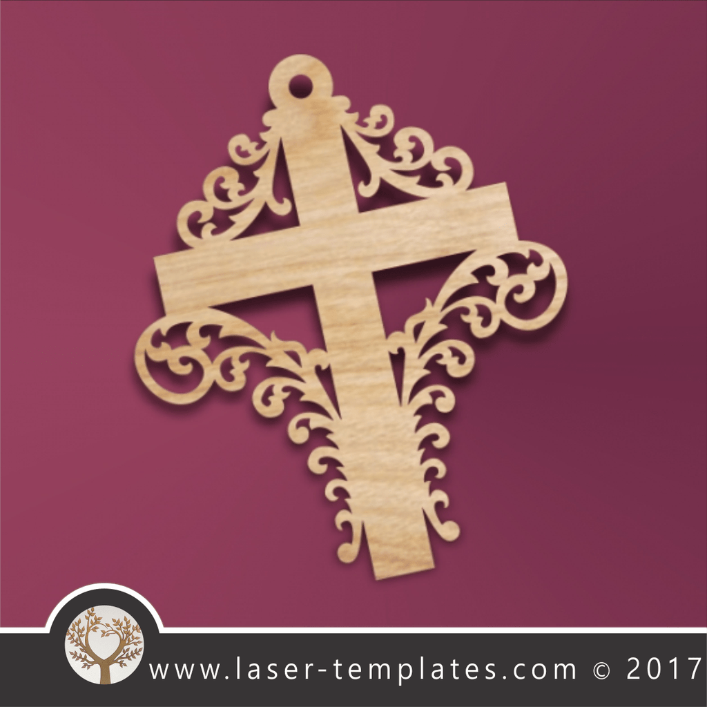 Laser cut cross template, pattern, design. Free vector designs every ...
