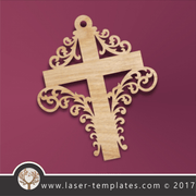 Laser cut cross template, pattern, design. Free vector designs every ...