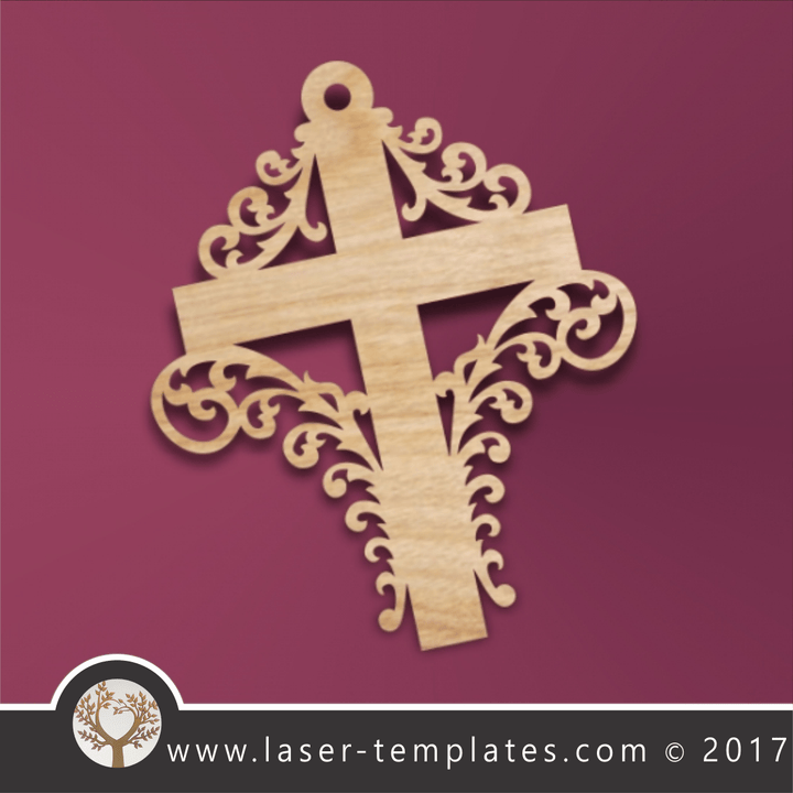Laser cut cross template, pattern, design. Free vector designs every ...