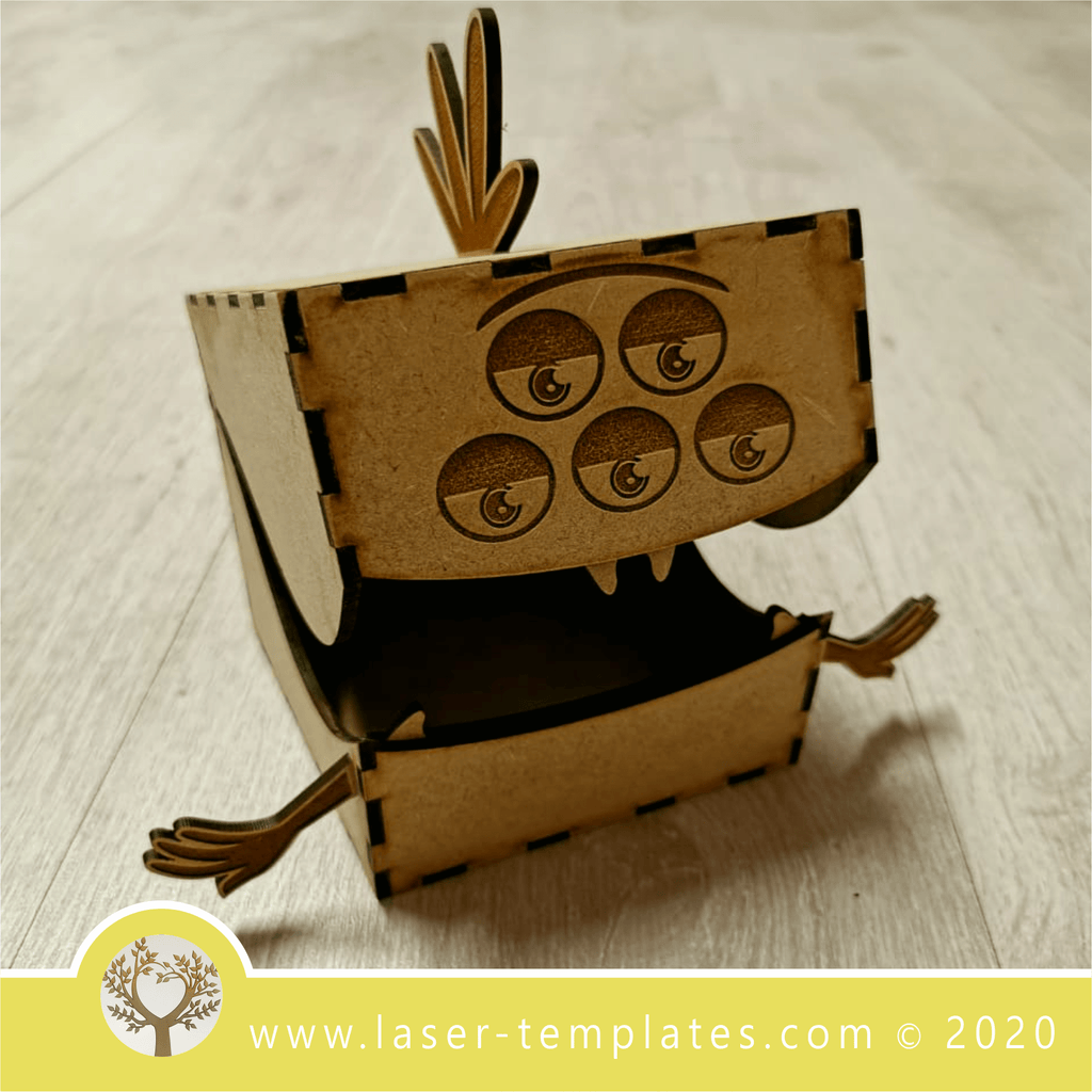 Laser Ready David The Monster Box Vector File – Laser Ready Templates