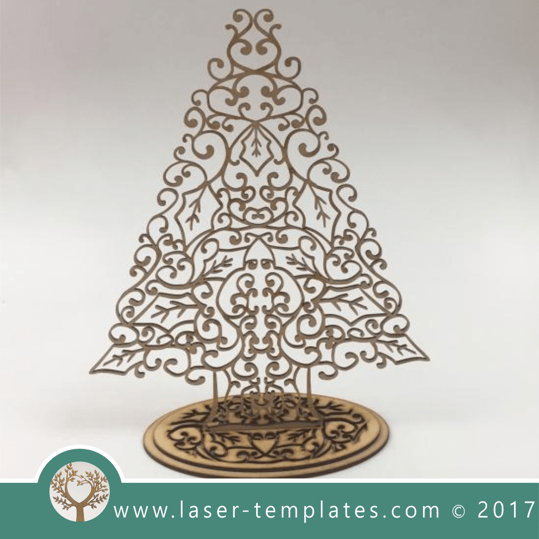 Laser cut tree template. Online 3d vector design download free patterns ...