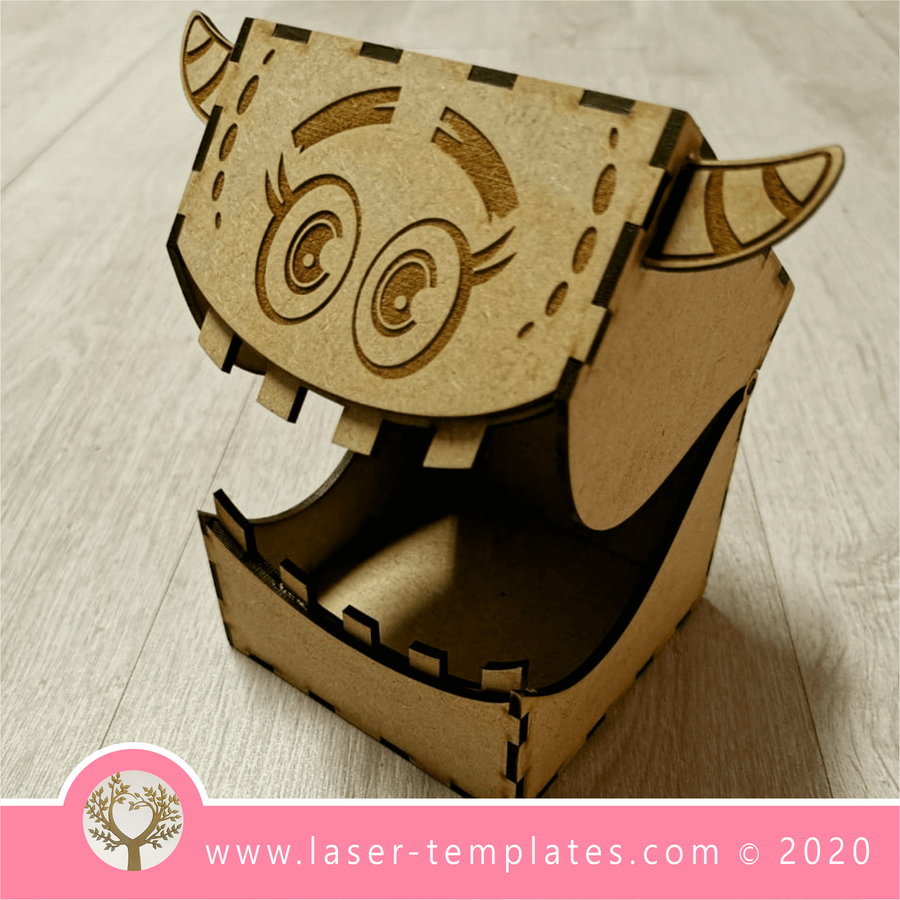 Laser Ready Delilah The Monster Box Vector File – Laser Ready Templates