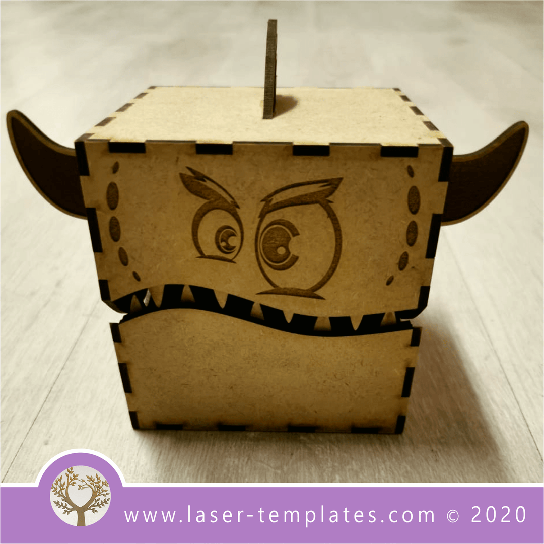 Laser Ready Dexter The Monster Box Vector File – Laser Ready Templates