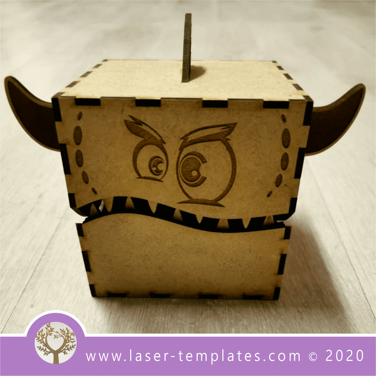 Laser Ready Dexter The Monster Box Vector File – Laser Ready Templates