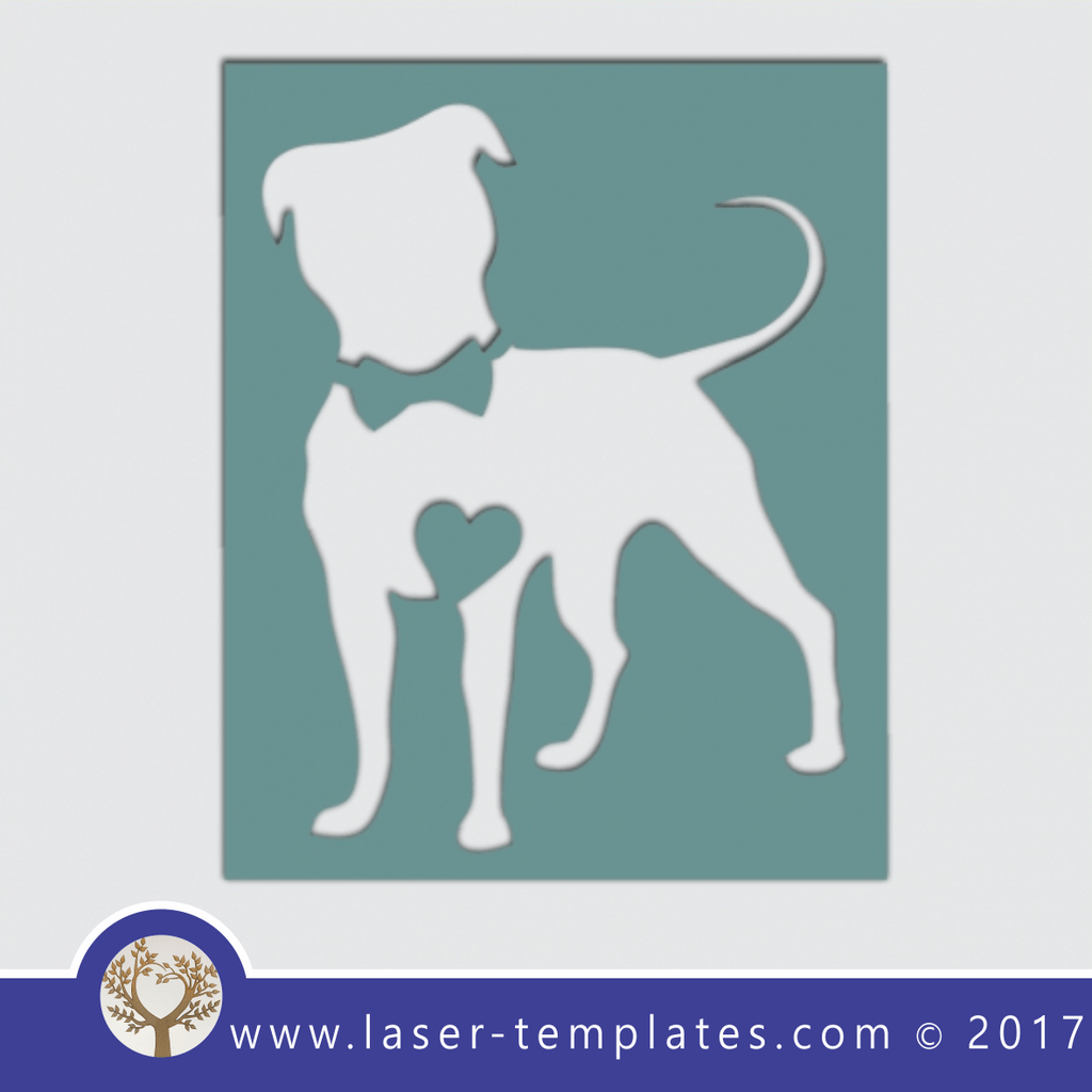 Dog template, online laser cut design store. Download Vector patterns ...