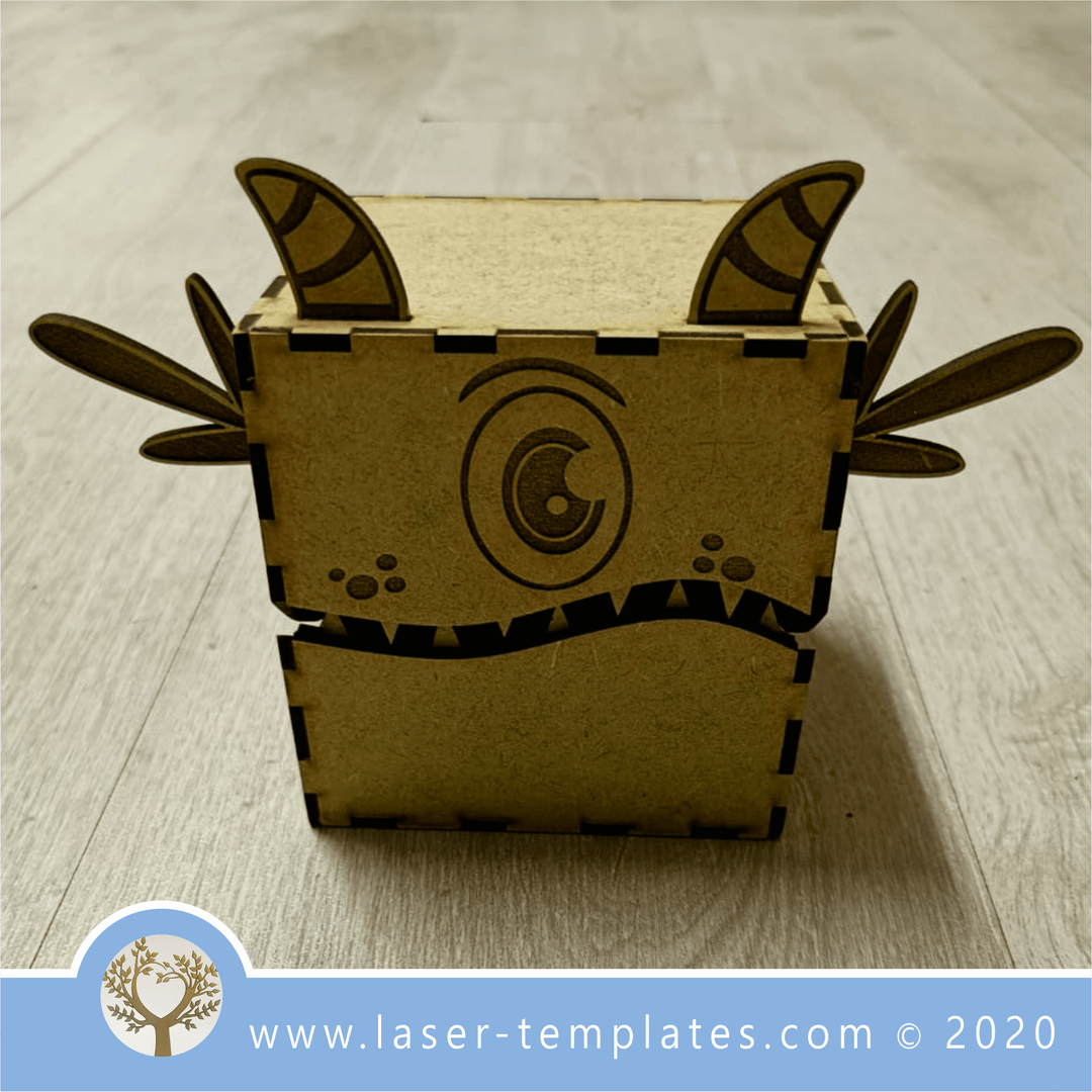 Laser Ready Drake The Monster Box Vector File – Laser Ready Templates