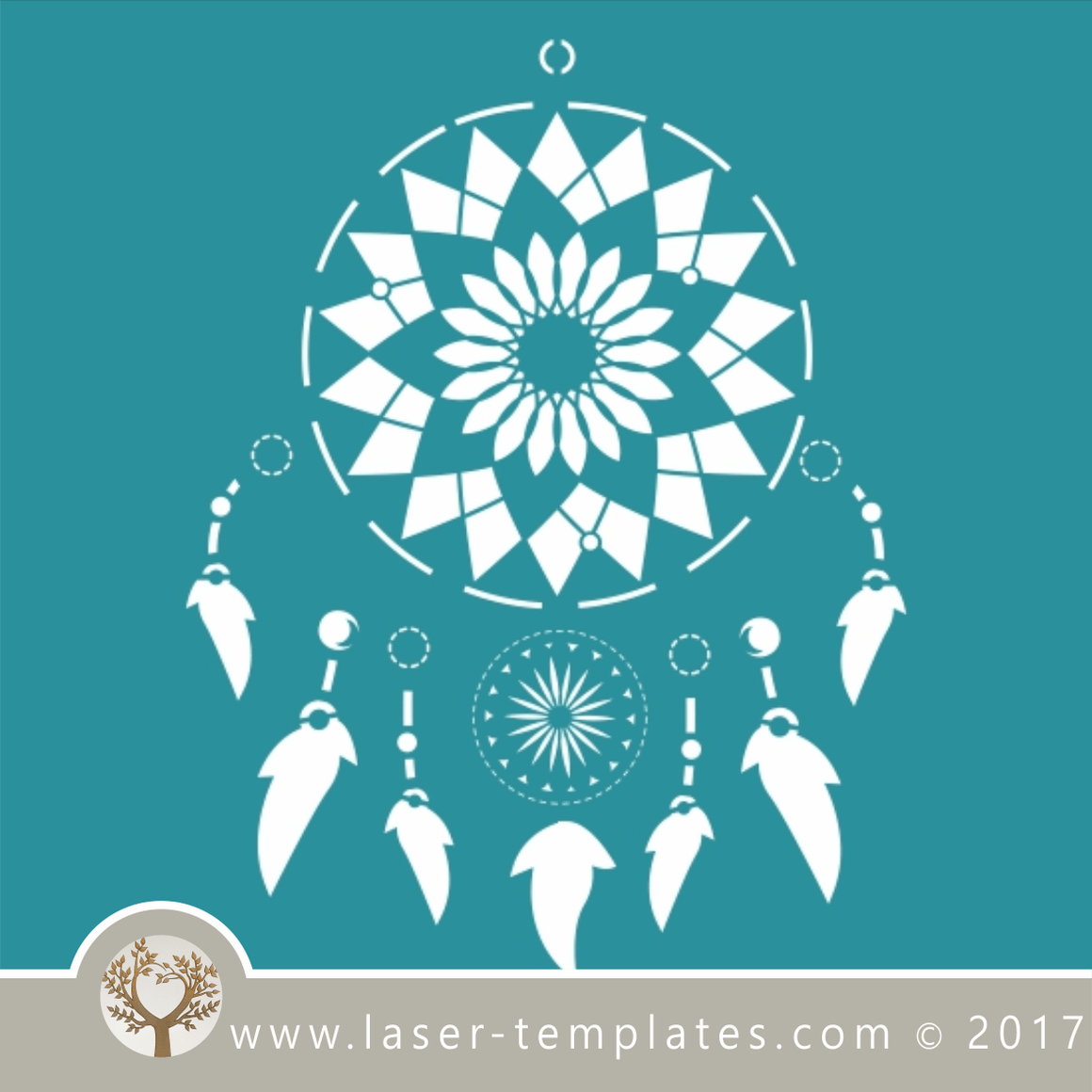 Dream Catcher Stencil and Single Cut Templates. Secure online shopping ...