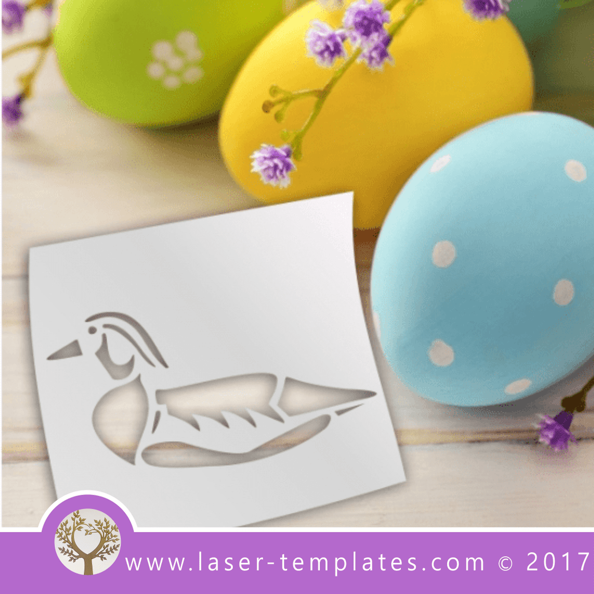 Duck stencil templates. Stencil for laser cut birds. Vector online ...