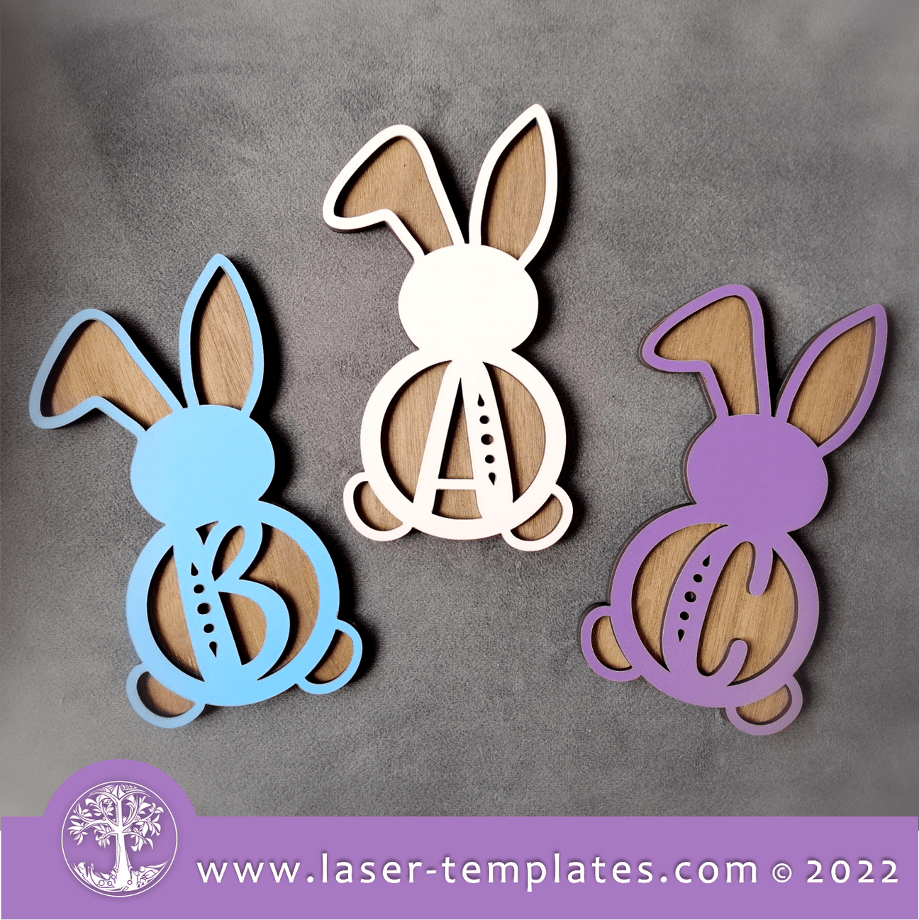 Laser Cut Easter Alphabet Letters Template, Download Vector Files ...