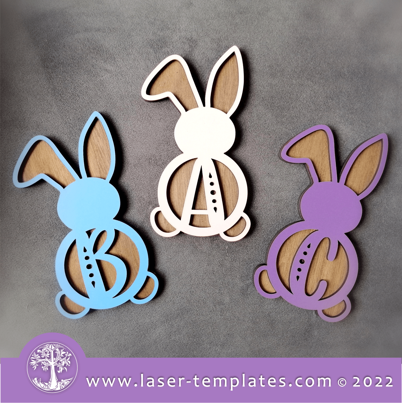 Laser Cut Easter Alphabet Letters Template, Download Vector Files ...