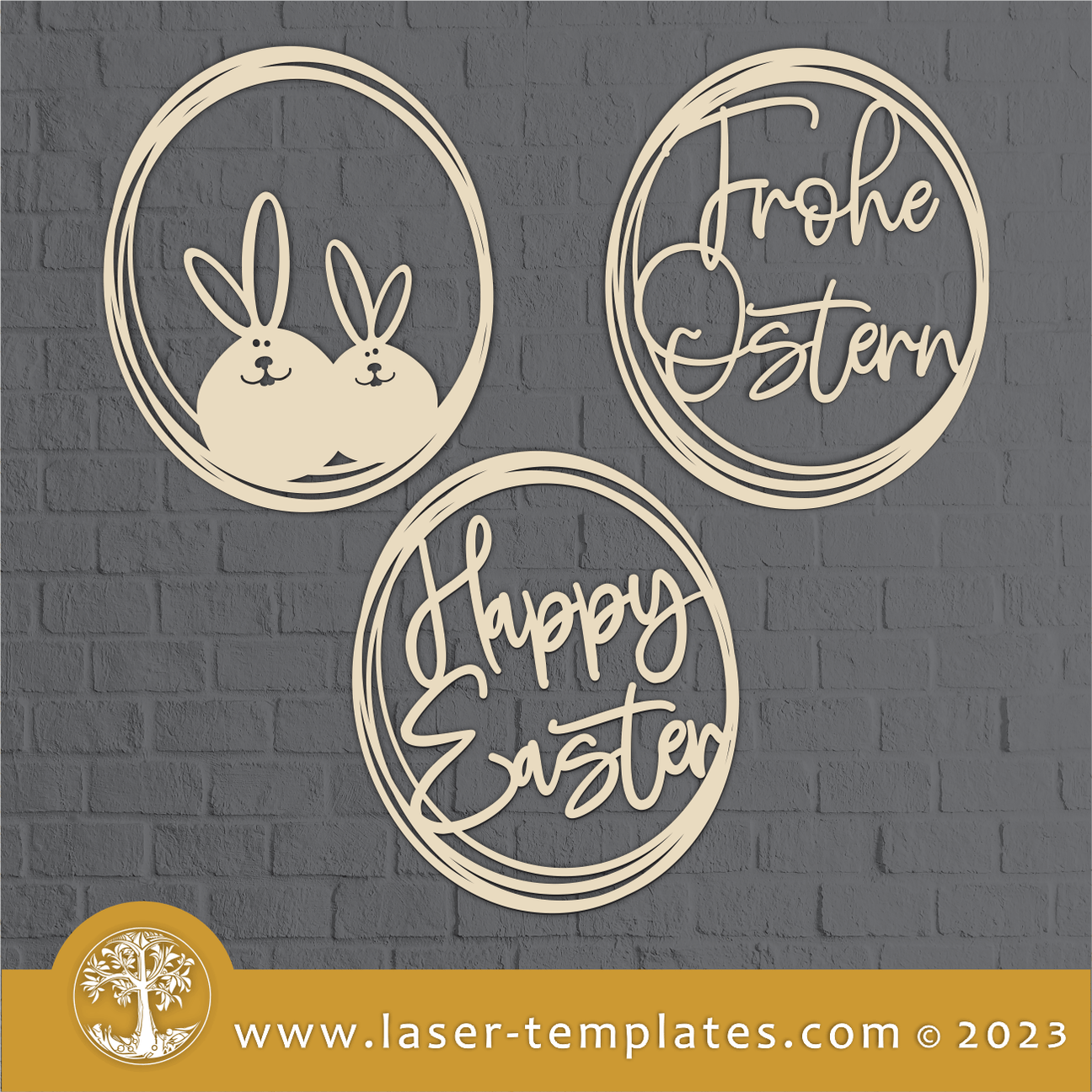 Easter Wall Art – Laser Ready Templates