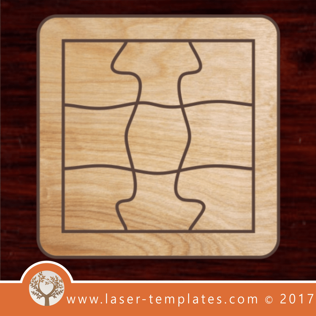 Educational Puzzle template, download laser cut designs. – Laser Ready ...