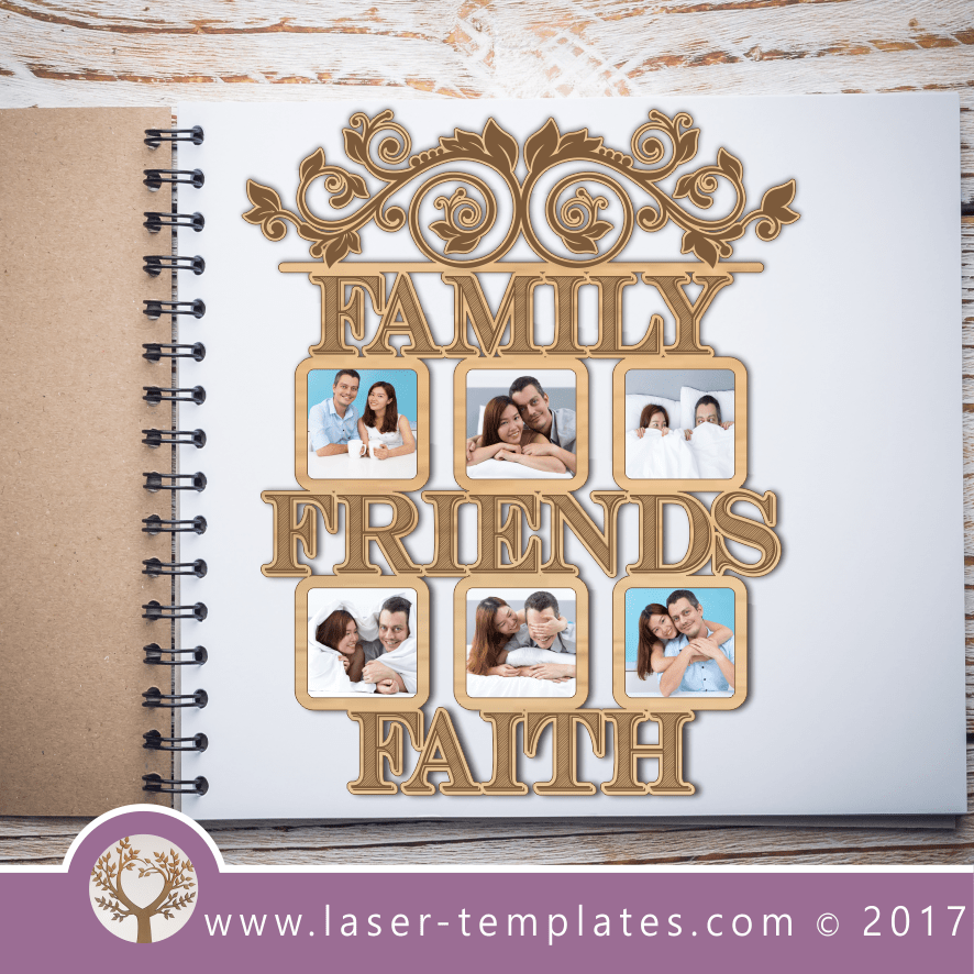 Photo Frames Template Collection – Laser Ready Templates