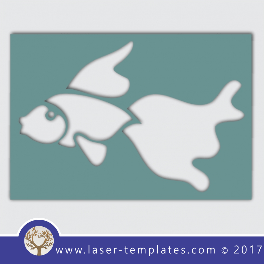 Fish template, online laser cut design store. Download Vector patterns ...