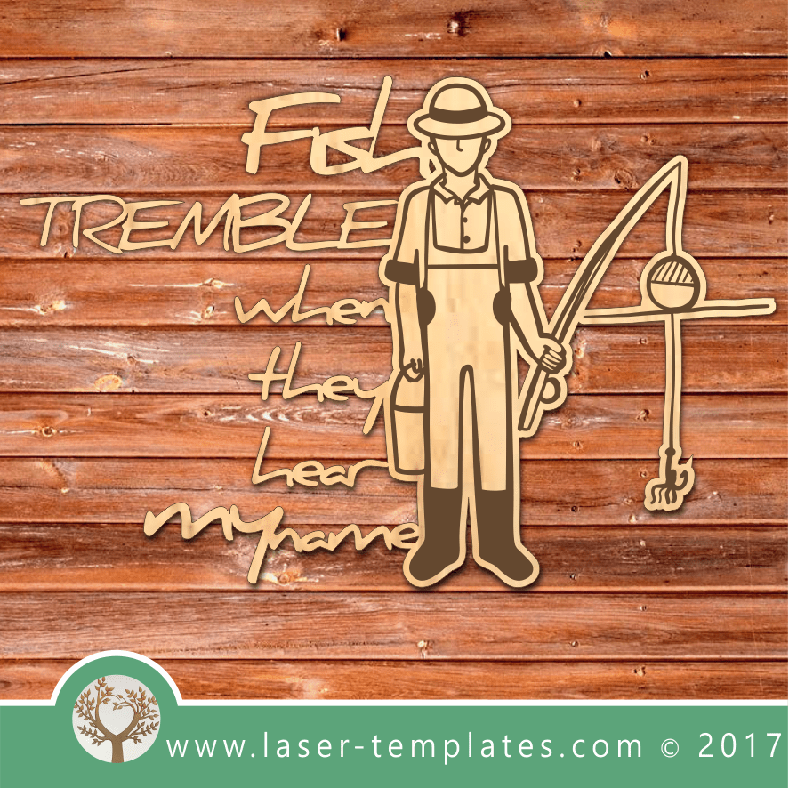 Laser Cut Fish Wall Art Template, Download Laser Read Vector Designs ...