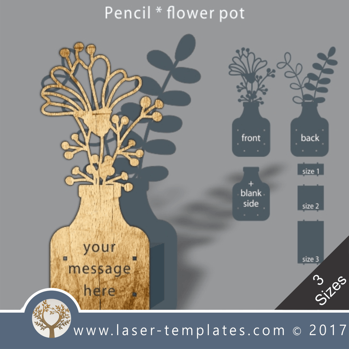 Laser Cut Flower pot Templates. Download Designs. – Laser Ready Templates
