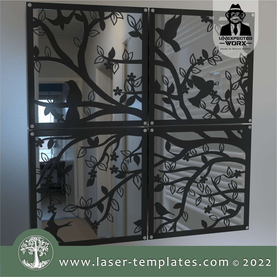 Forever Spring Tree Wall Art – Laser Ready Templates