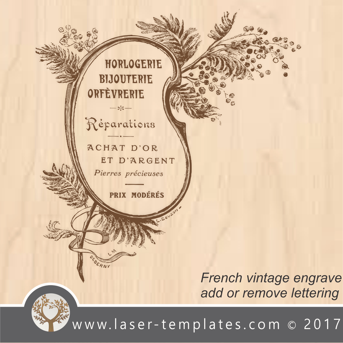 VINTAGE Laser Cut and Engrave Templates. Vector Designs. – Laser Ready ...