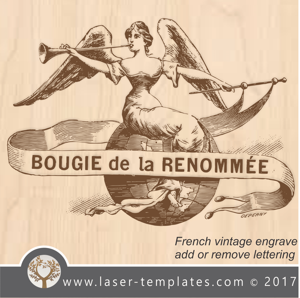 French hand drawn template, vector design. Online store. – Laser Ready ...