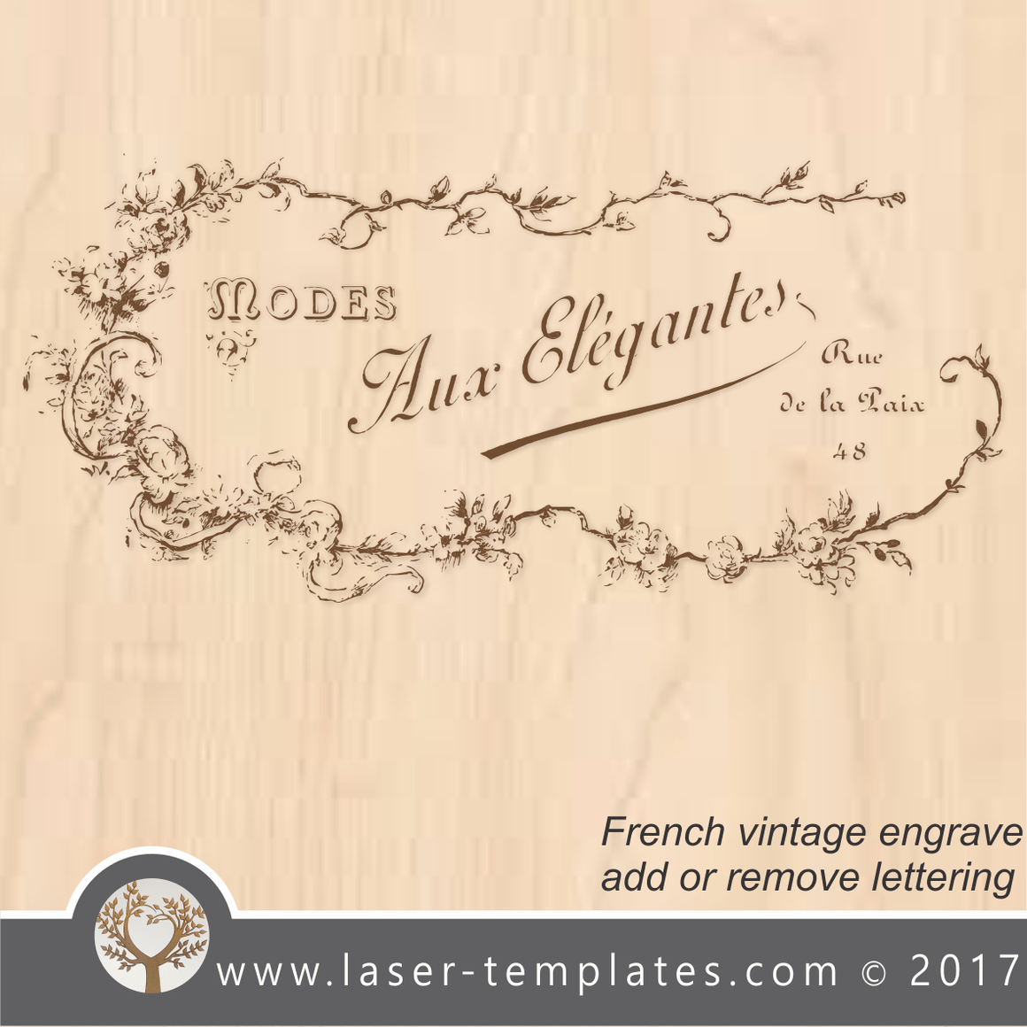 VINTAGE Laser Cut and Engrave Templates. Vector Designs. – Laser Ready ...