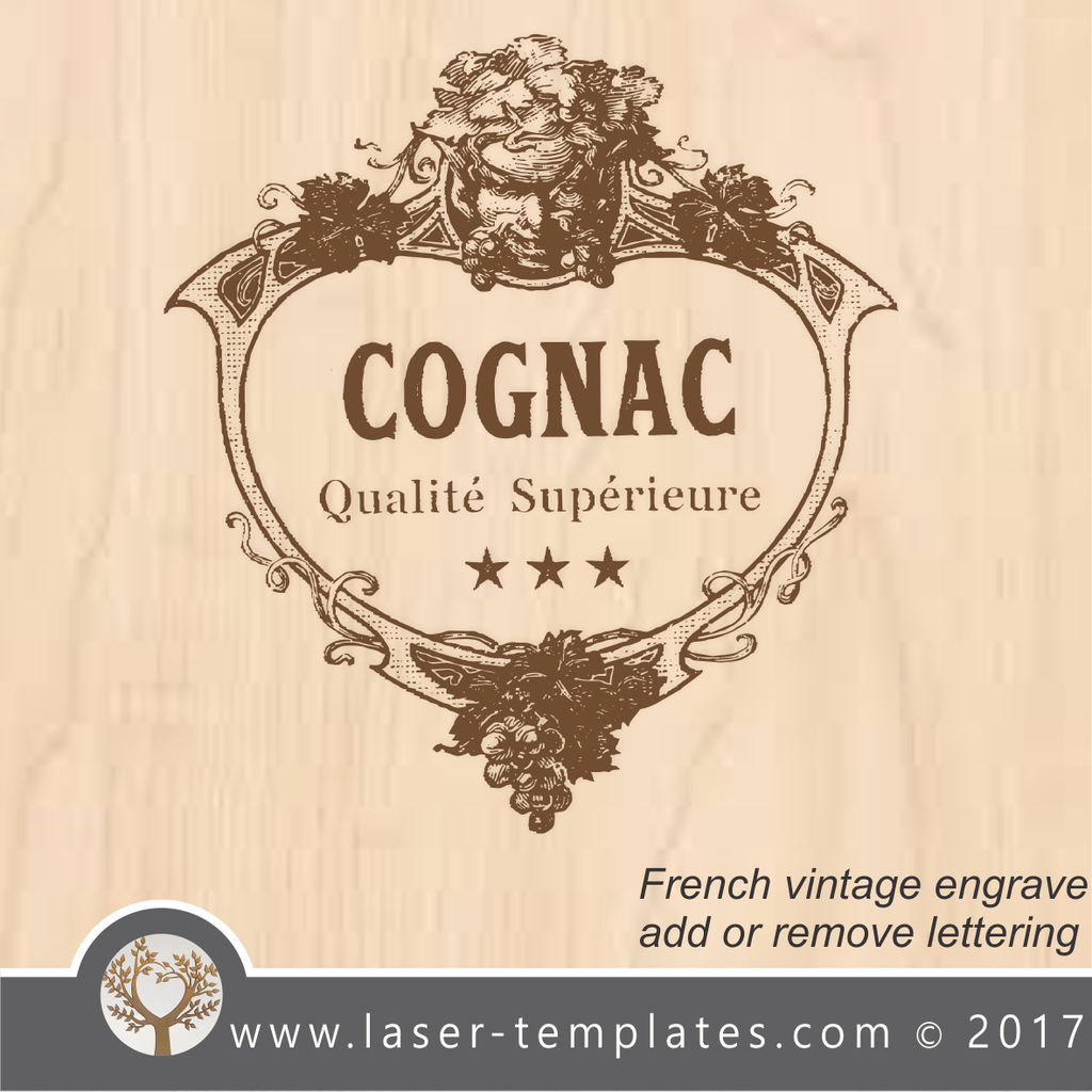 French hand drawn template, vector design. Online store. – Laser Ready ...