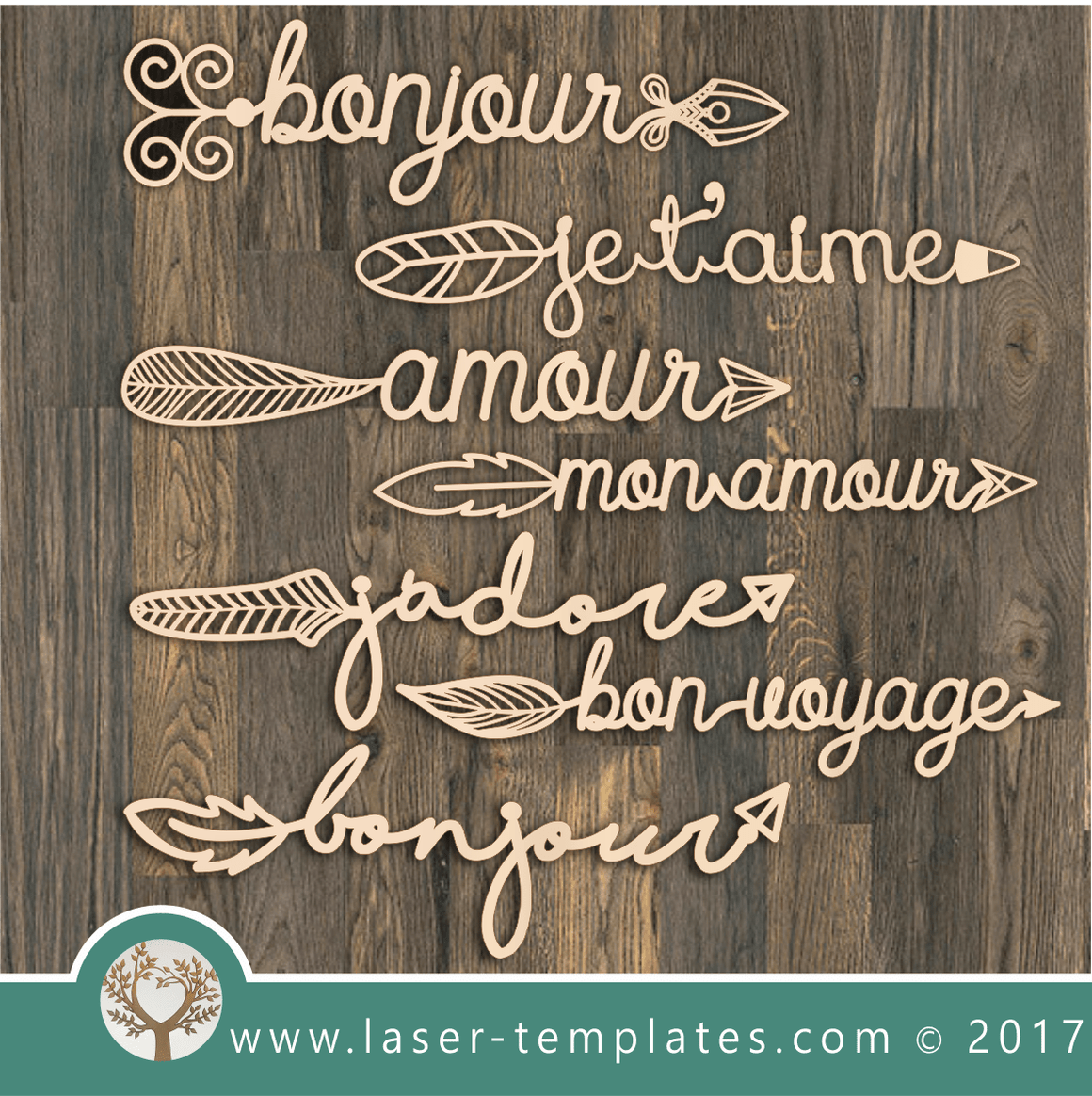 Laser Cut Word - Arrow Templates. Download Designs. – Laser Ready Templates