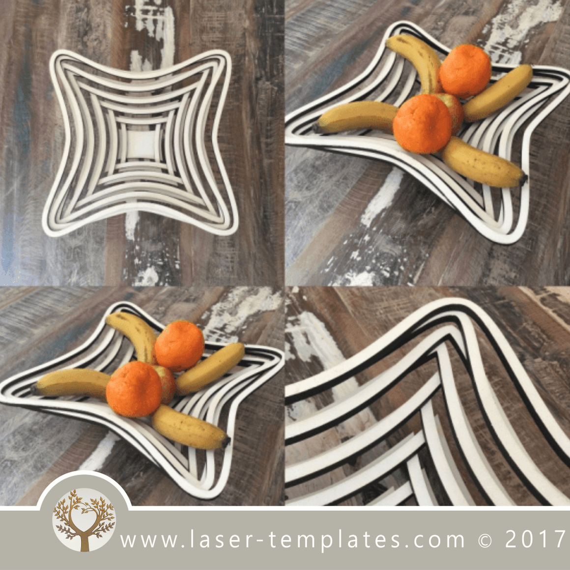 FRUIT BOWL Laser cut Templates. Download Vector Patterns. – Laser Ready ...