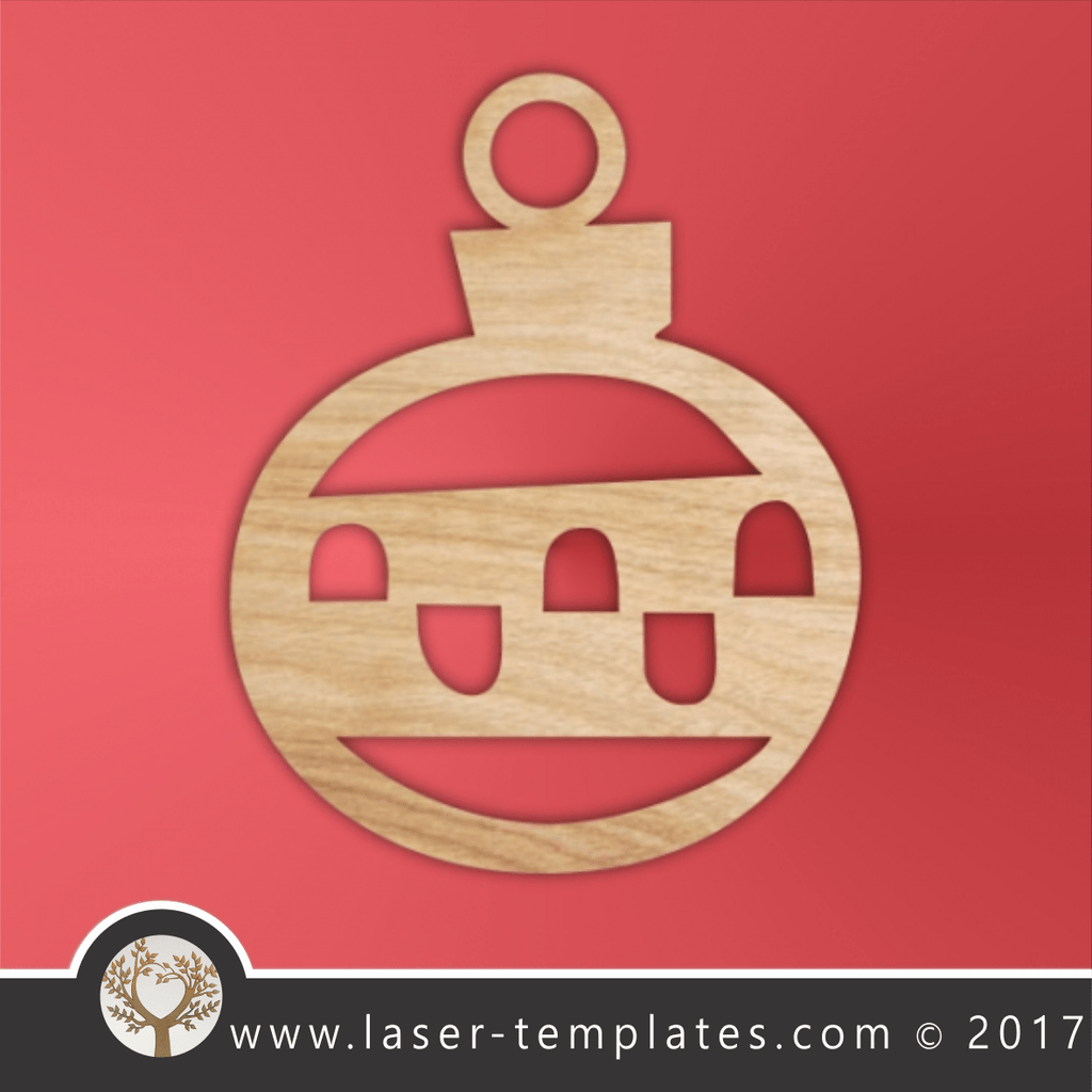 Fun Bauble online laser template store, desing pattern downloads ...